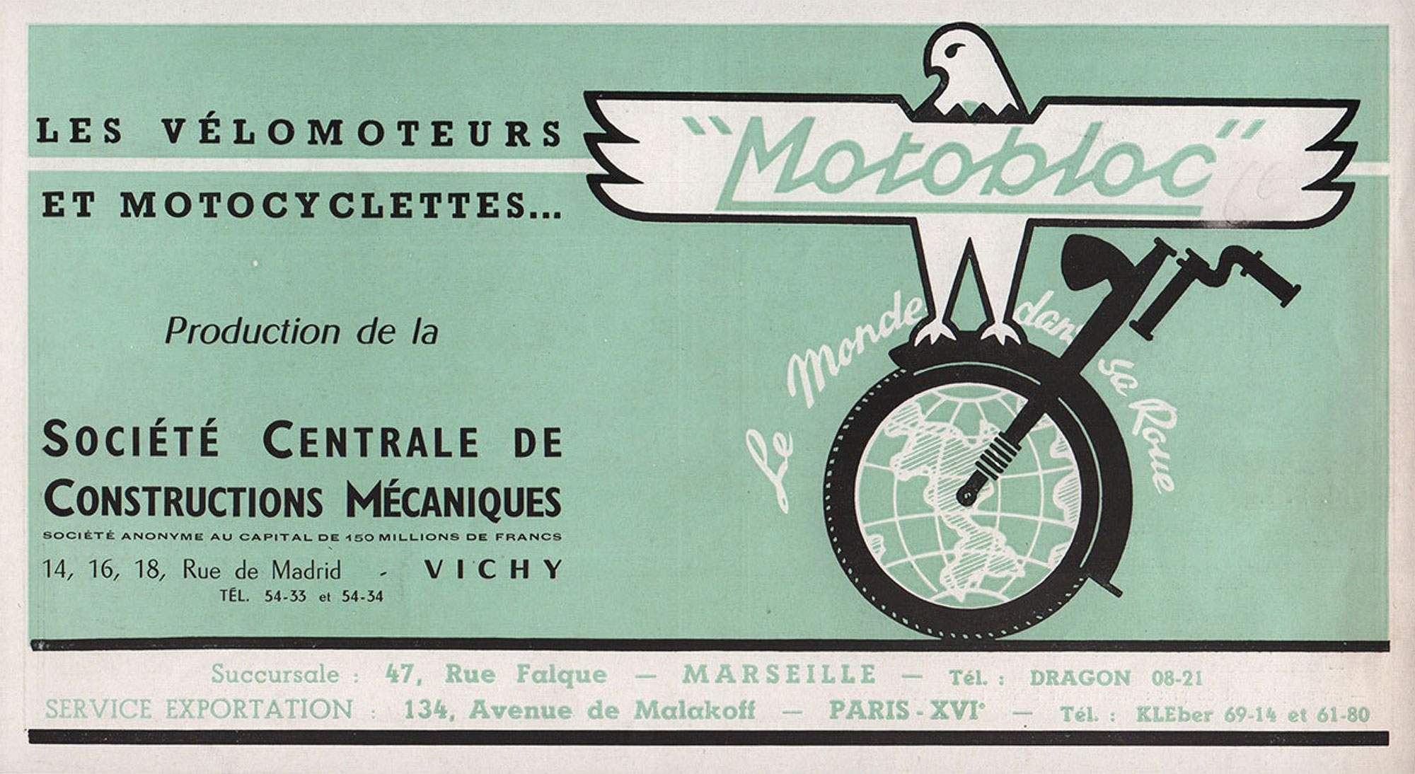 Les cyclomoteurs et vélomoteurs Motobloc - Motobloc 1902